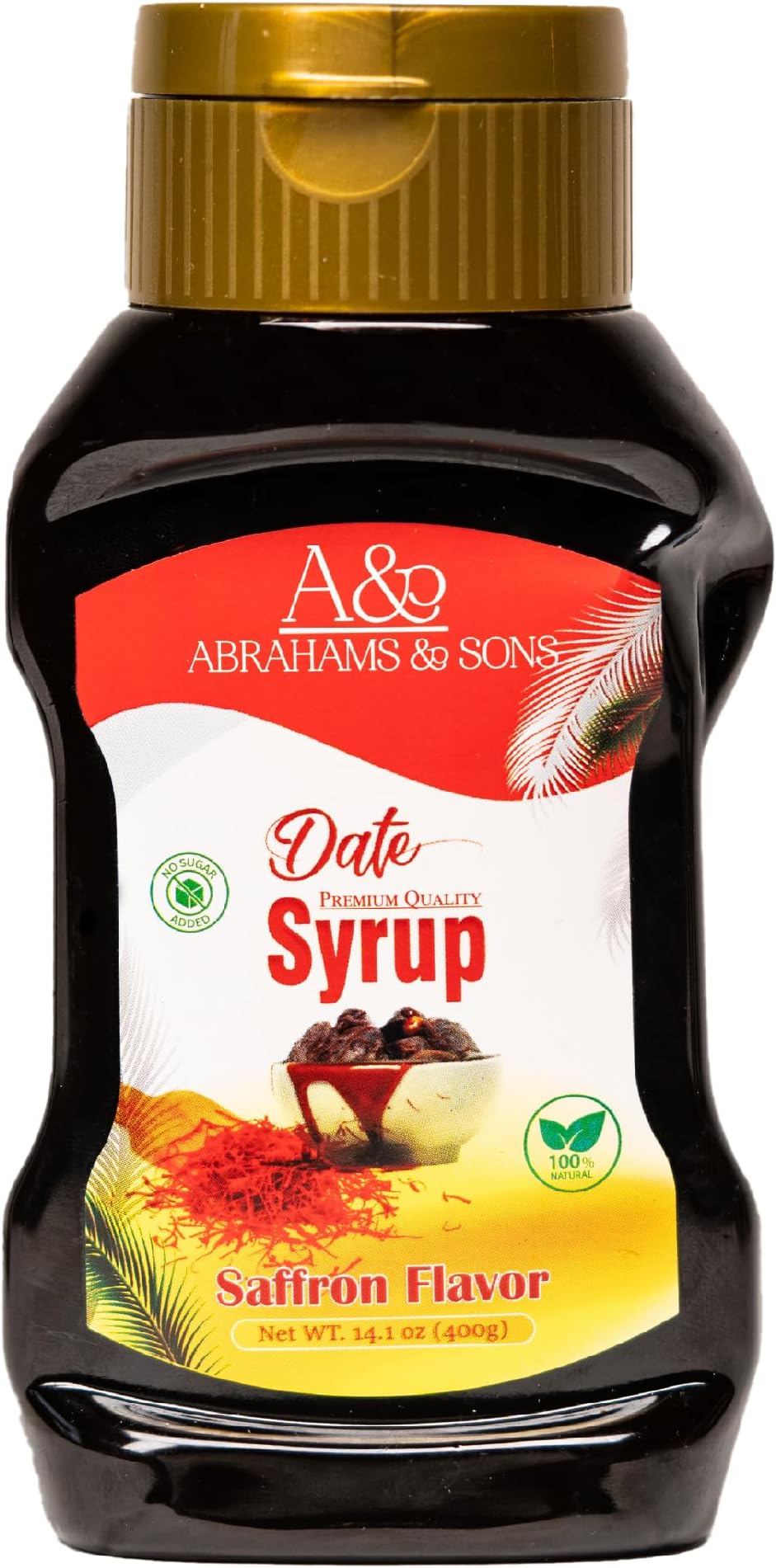 Amazon.com : ABRAHAMS & SONS Date Syrup, 100% Natural Date Syrup, No ...