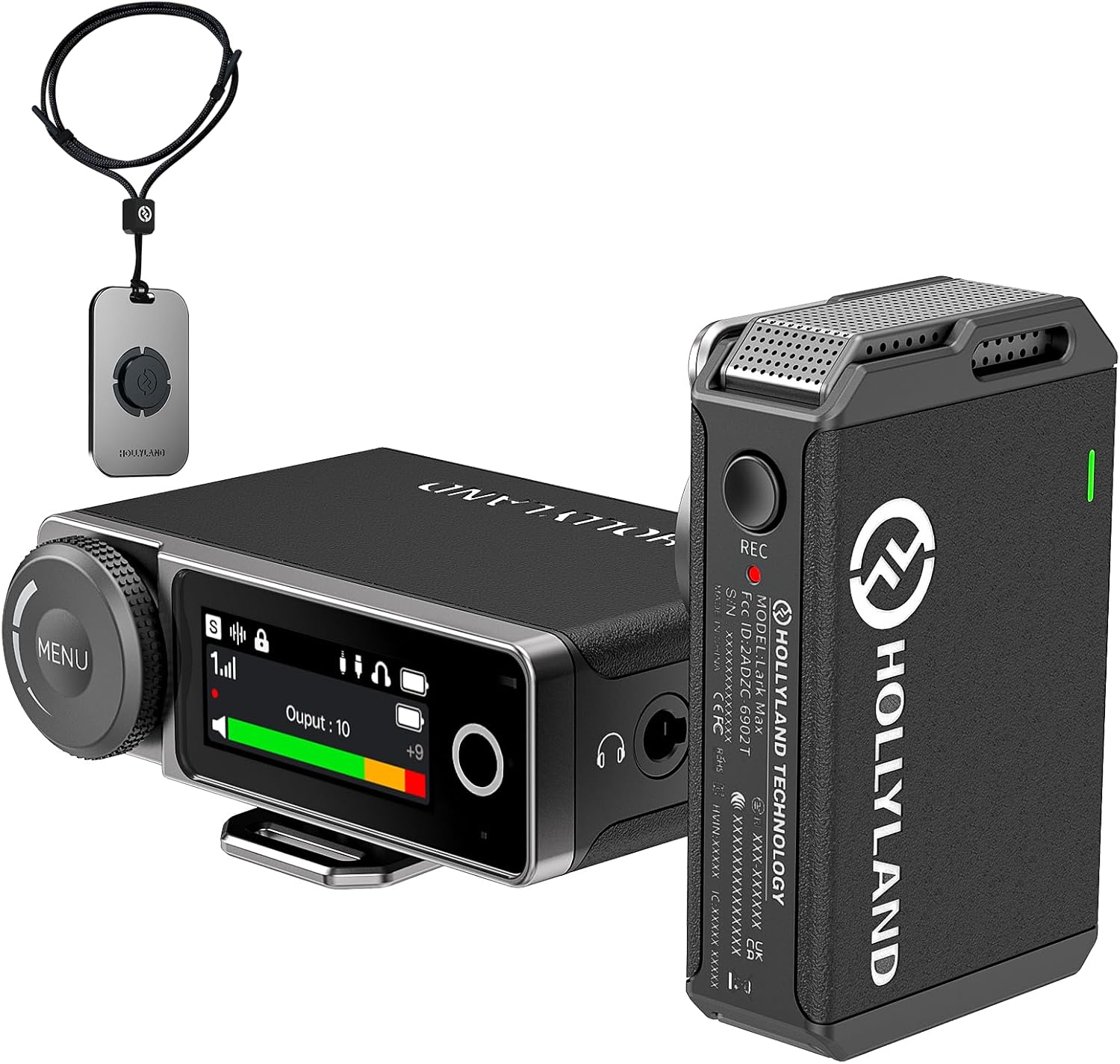 Amazon.com: Hollyland Lark Max Solo Kit (1TX+1RX, No Charging Case ...