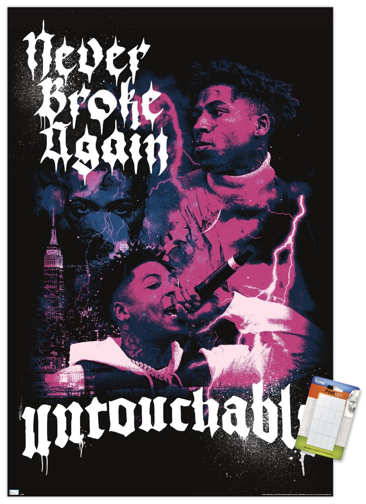 Amazon.com: Trends International NBA Youngboy - Untouchable Wall Poster ...