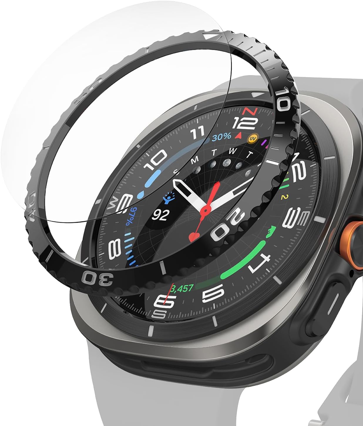 Amazon.com: Ringke Bezel Styling & Glass [Stylish Stainless Steel Frame ...