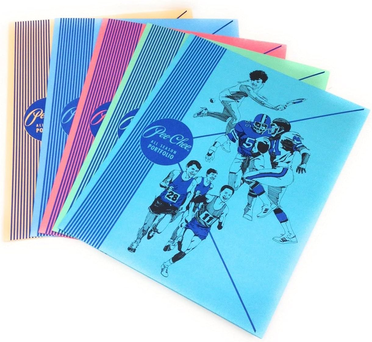 Amazon.com : Mead Color Talk Peechee Folder 5-Pack, Assorted Colors ...
