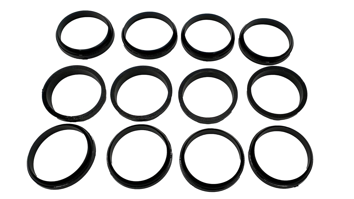 12-Pack Slip Joint Washer, 1-1/2 in, TPR Rubber, 1-1/2" Tubular Pipe p ...