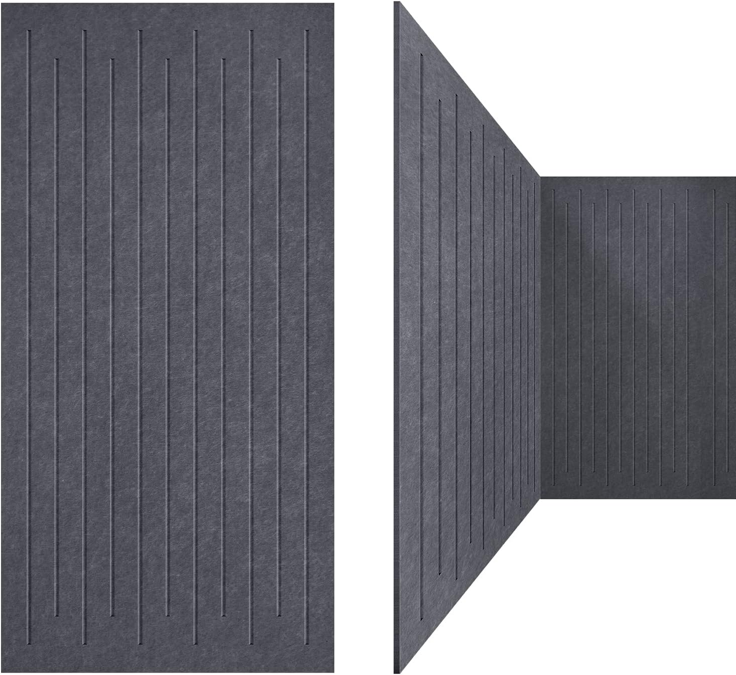 UMIACOUSTICS 3 Packs Large Acoustic Panels,48 x 24 x 0.4 Inches Flame ...