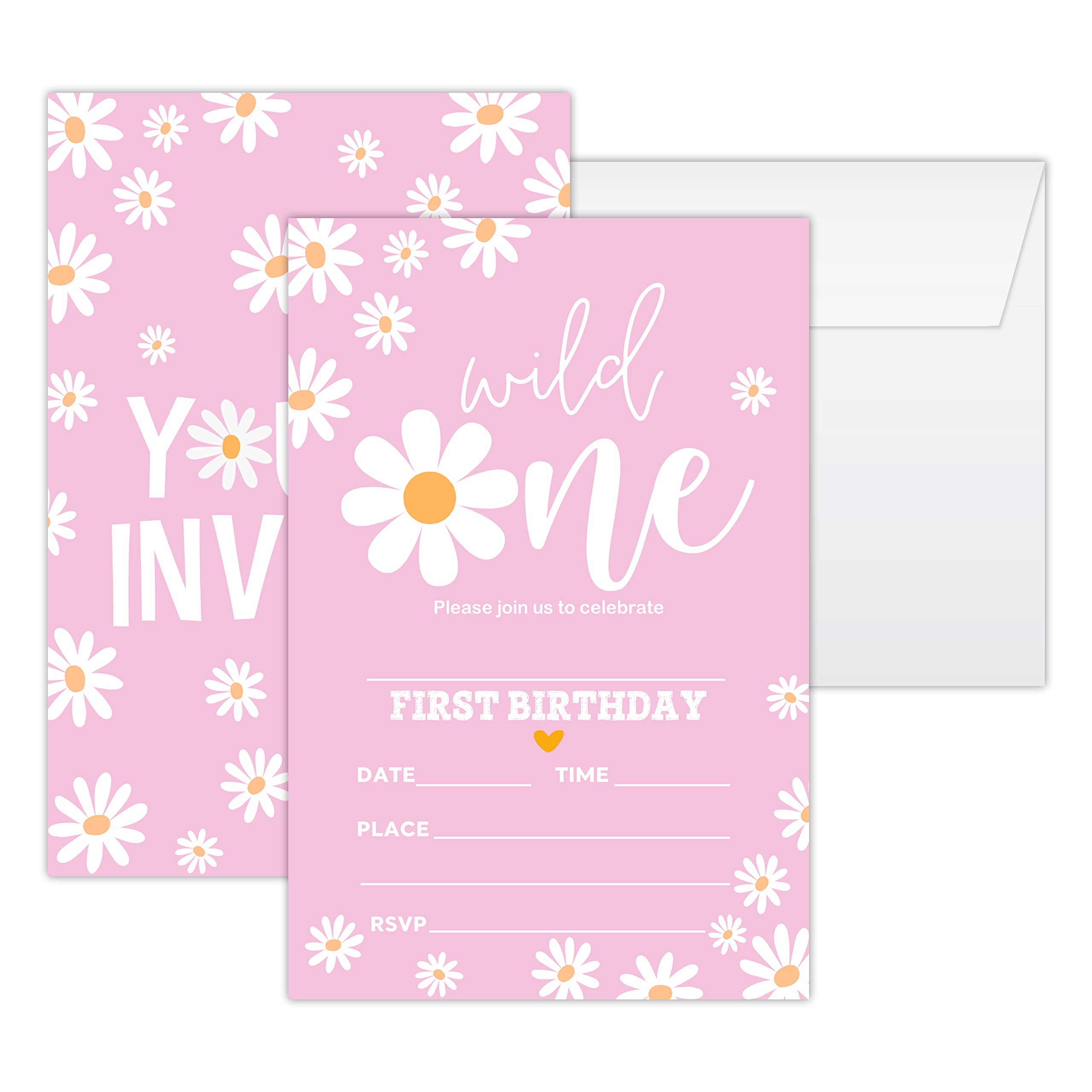 4"x6" Birthday Party Invitation Cards With Envelopes set of 20, Wild ...