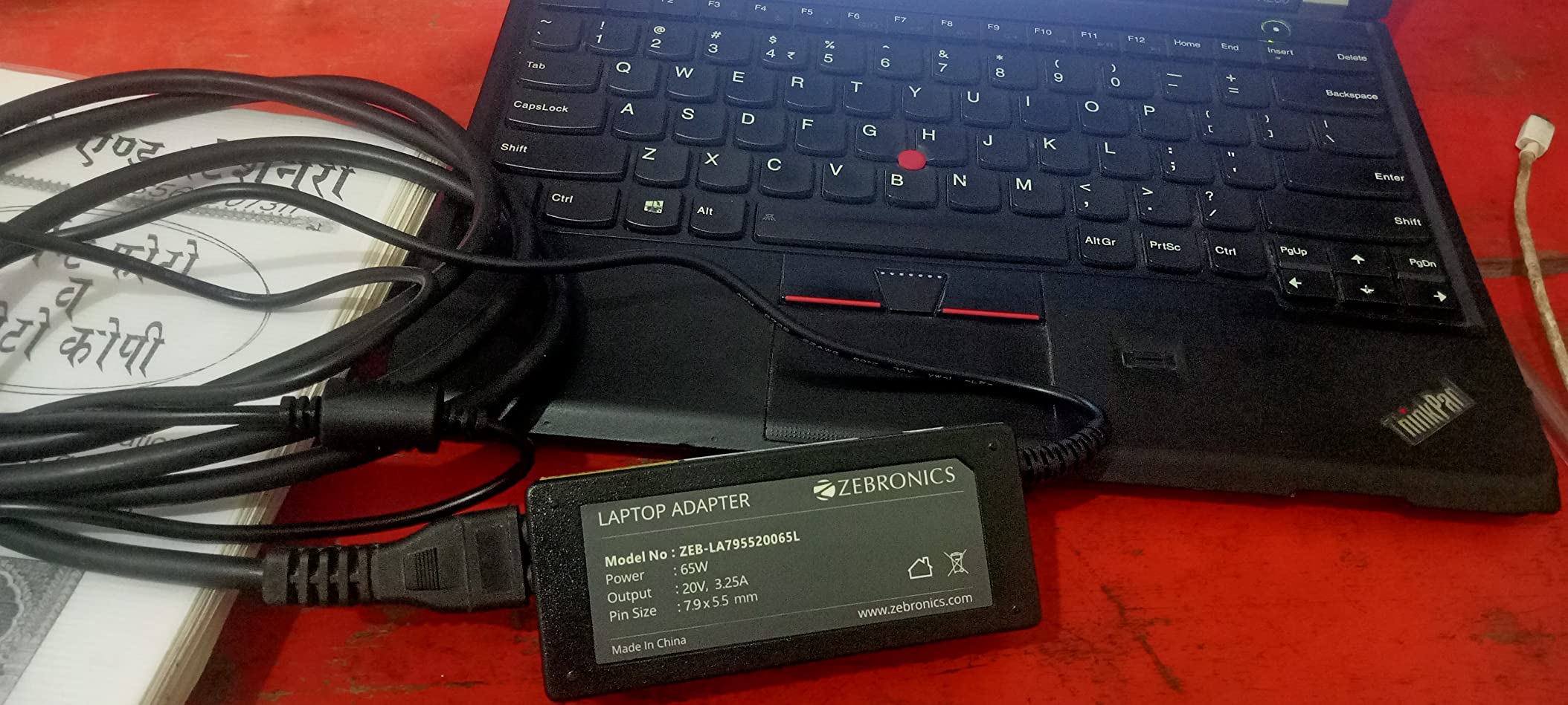 Zebronics ZEB-LA795520065L 65w Laptop Adapter with 7.9X 5.5mm Connector ...