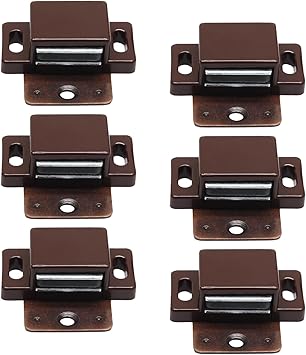 Jersvimc 6Pcs Cabinet Door Magnets Catch Magnetic Door Catch, Magnetic ...