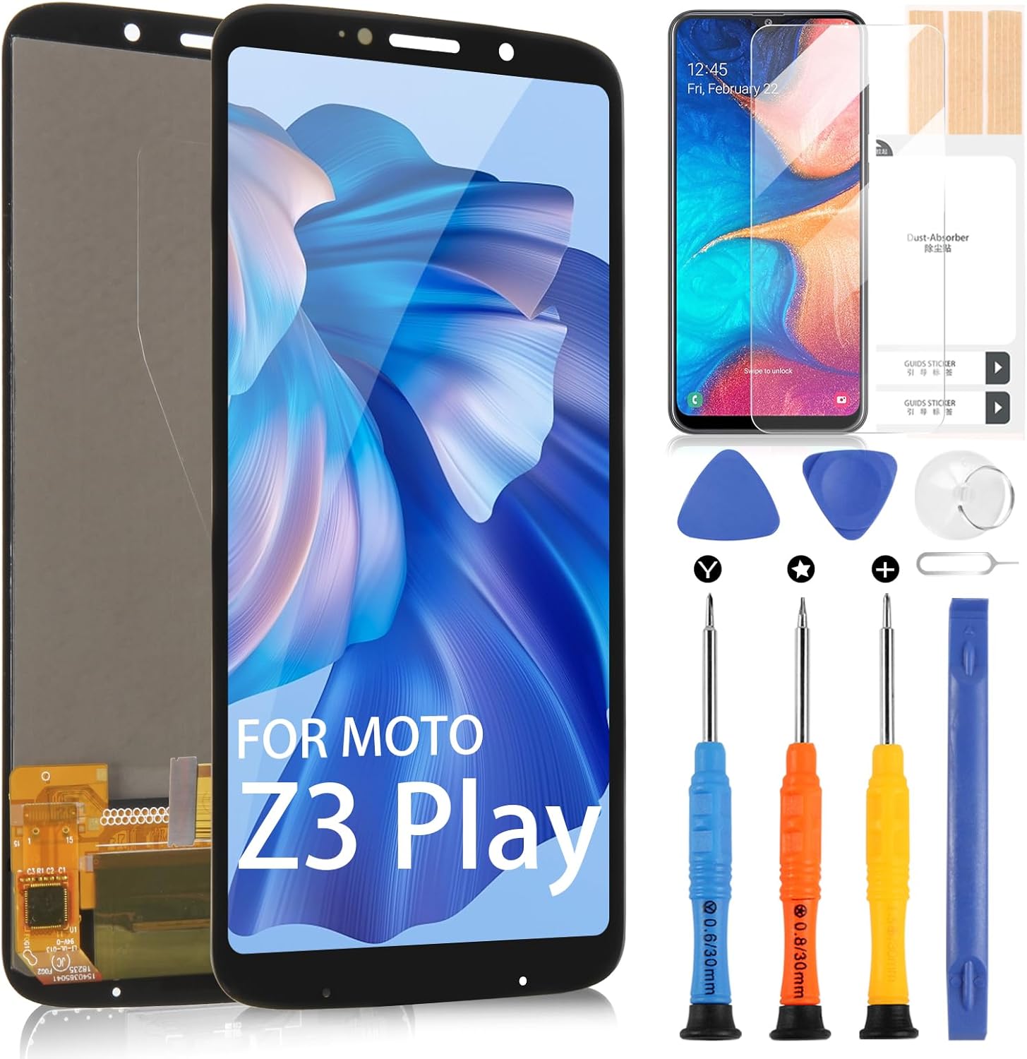 Amazon.com: for Motorola Z3 Play Screen Replacement, LCD Display Touch ...