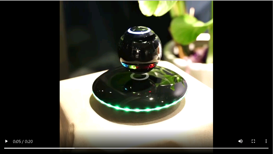 RUIXINDA Magnetic Levitating Floating Bluetooth Speaker Wireless ...