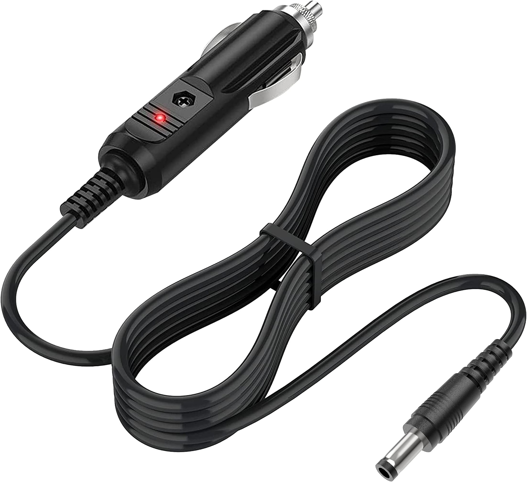 Amazon.com: 12V-24V DC Car Charger Auto Power Supply Cable - DC 5.5mm x ...