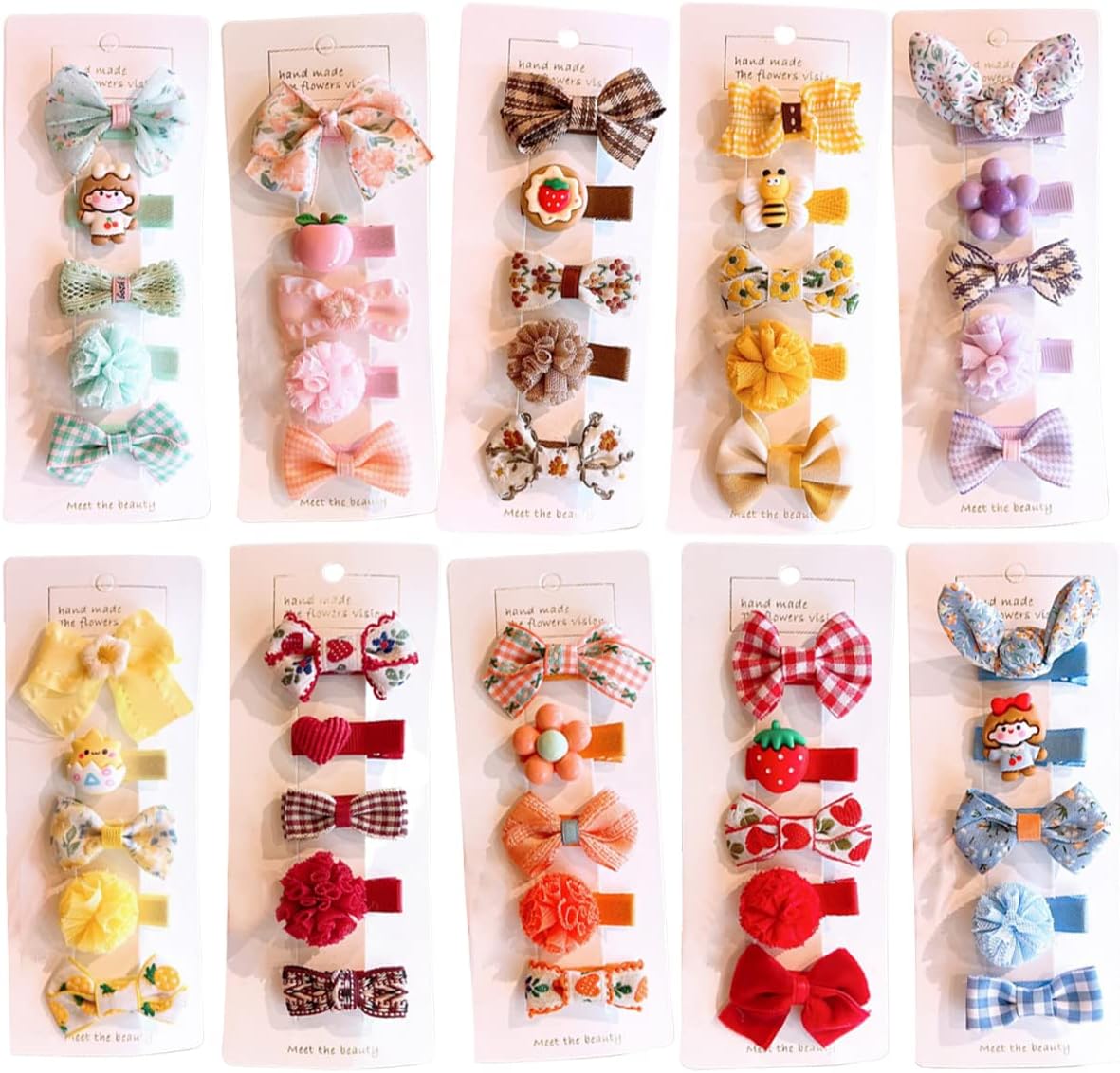 Amazon.com: 42 Pcs Cute Hair Clips Pins for Girls, Hair Accessories for ...