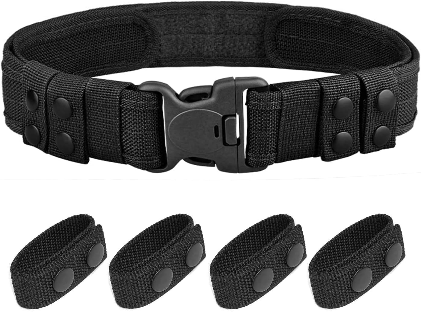 ZENGSUSU Duty Belts Law Enforcement for 28-45" Waist，2" Wide Adjustable ...