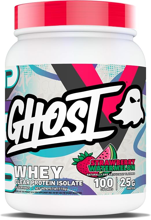 Amazon.com: GHOST Clear Whey Isolate Protein Powder, Strawberry ...