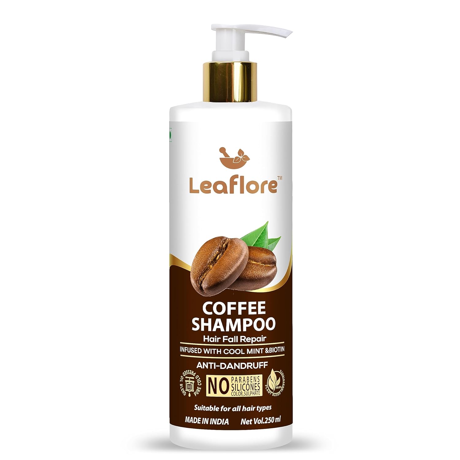 Buy Leaflore Coffee shampoo | Proffessional Hair strengthening Shampoo ...