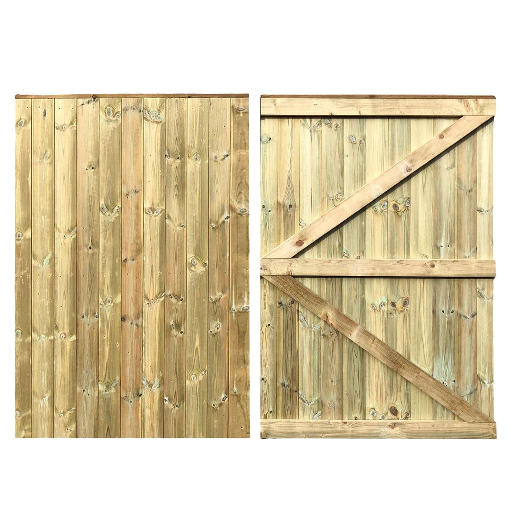 Buy Height: 4ft (120cm High) Bespoke Made 2 Measure Tongue & Groove ...