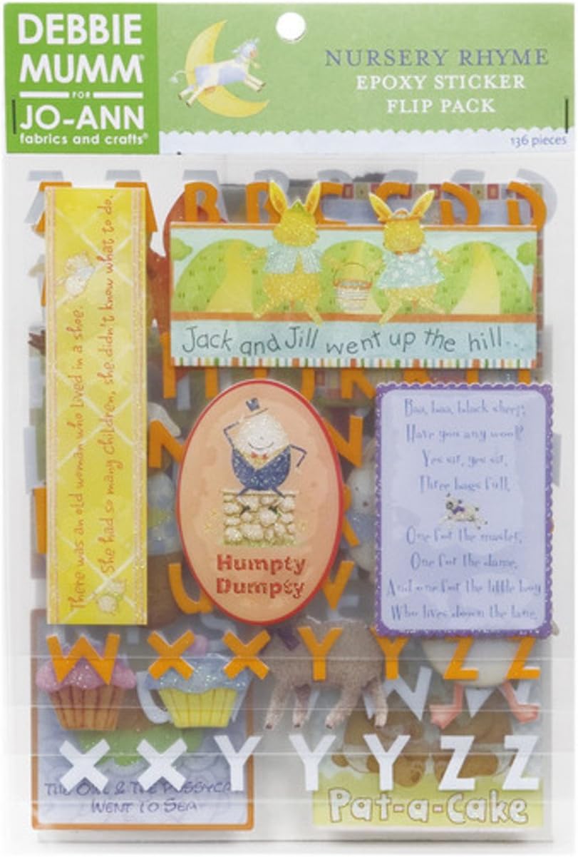 Amazon.com: Debbie Mumm(R) Epoxy Sticker Flip Pack : Arts, Crafts & Sewing