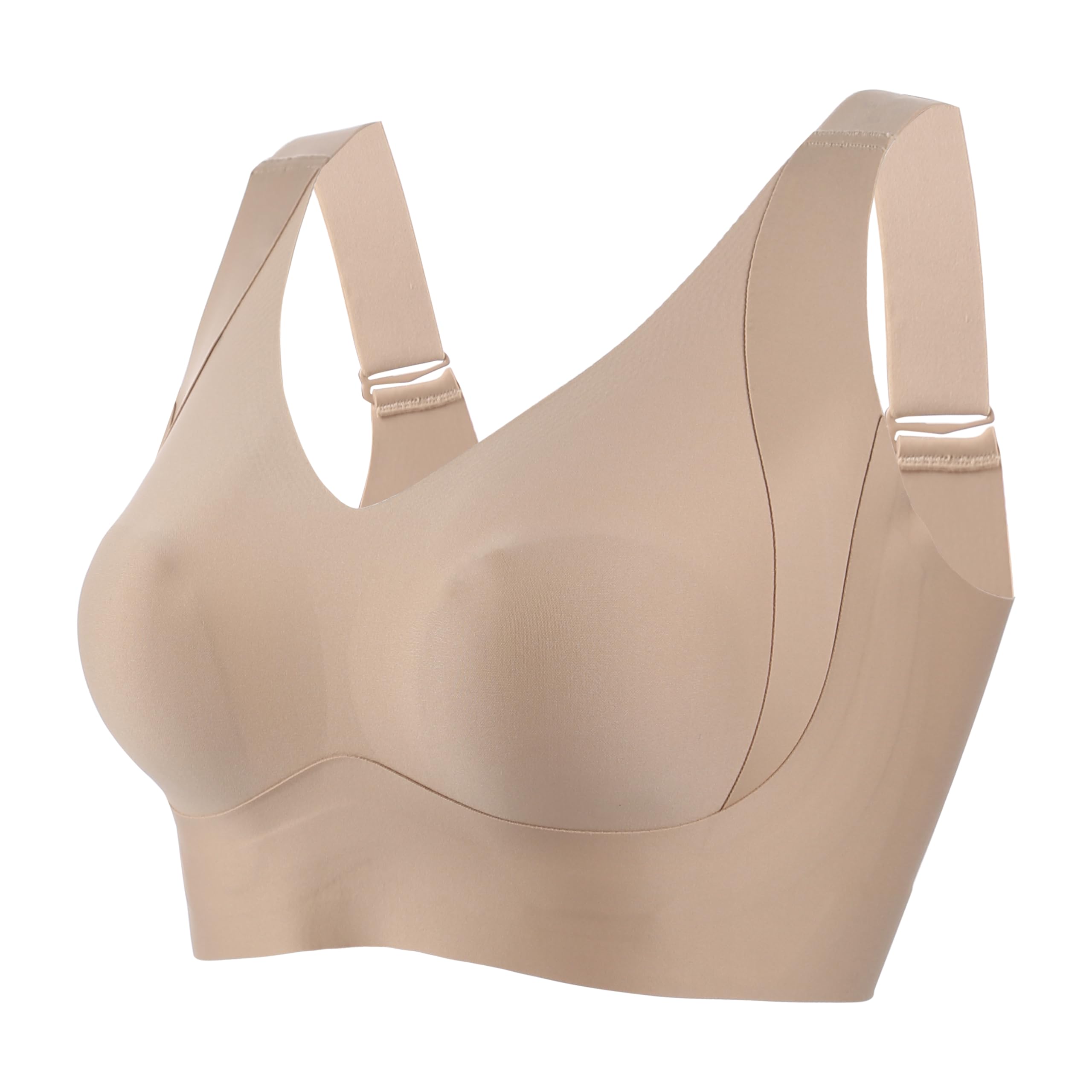Xcutting Wirefree Bras for Women No Underwire Full Coverage Back ...