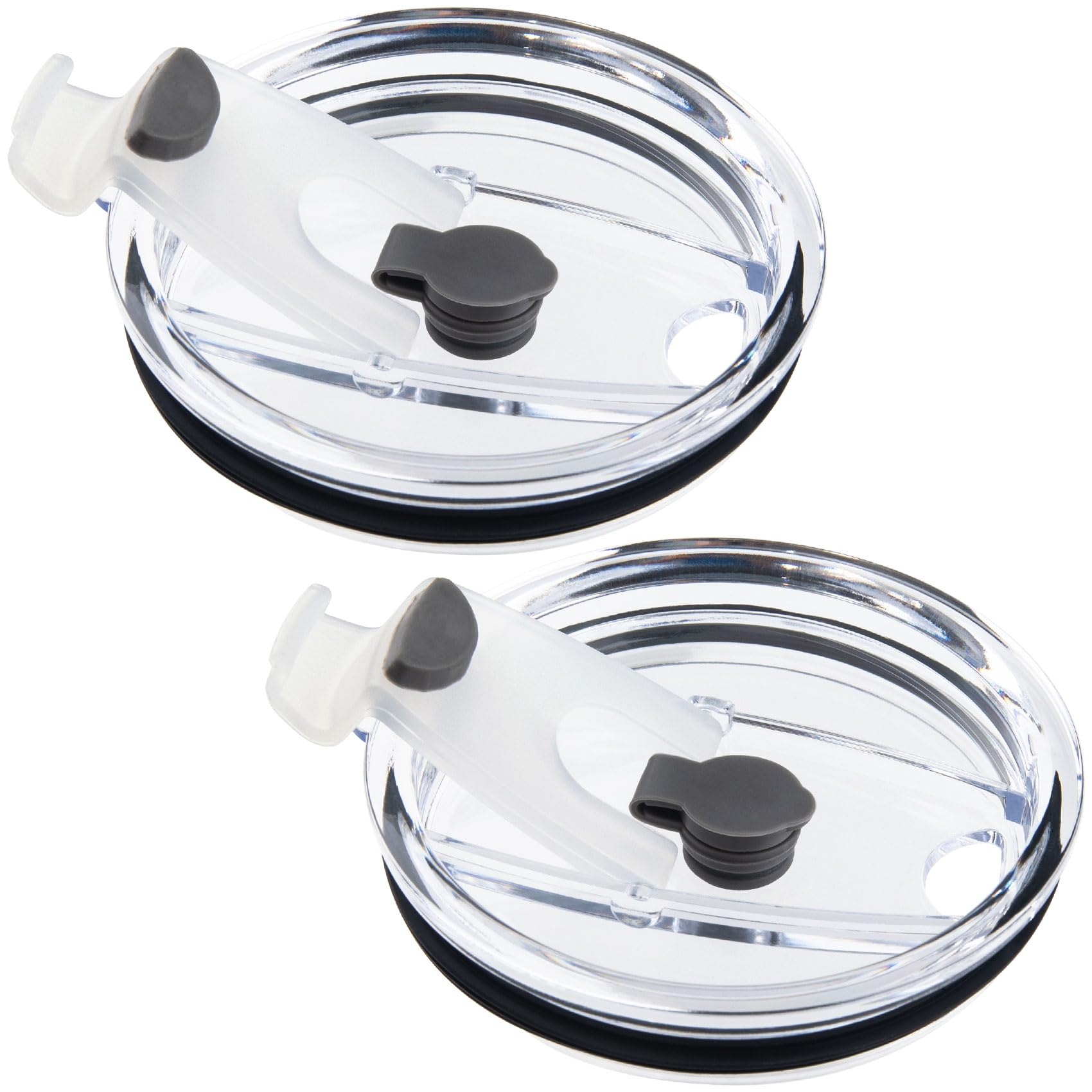 Amazon.com | HINZIC 2 Pack 20 oz Tumbler Lids, White Splash Resistant ...