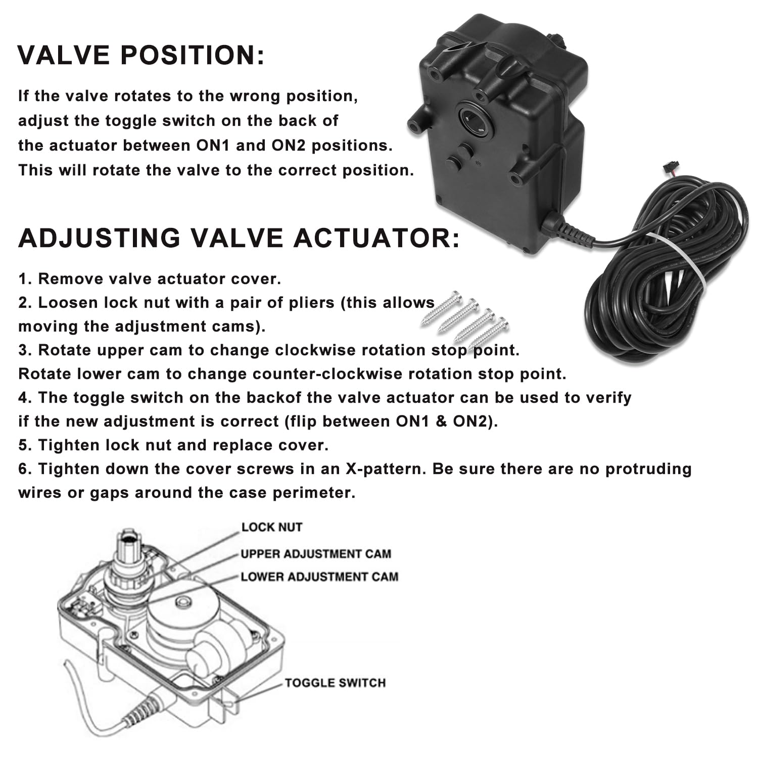 Jandy Actuator Valves Parts Jandy Pro Series Valve Actuator | JVA 2444