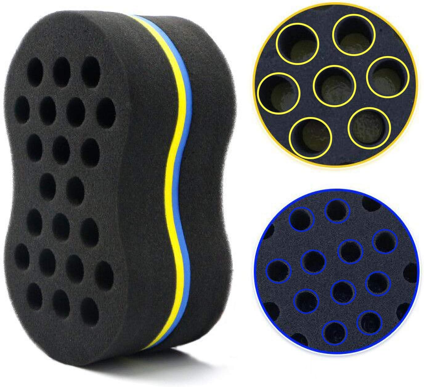 Amazon.com : RioRand Hair Sponge Magic Twist Curl Sponge Big Small ...