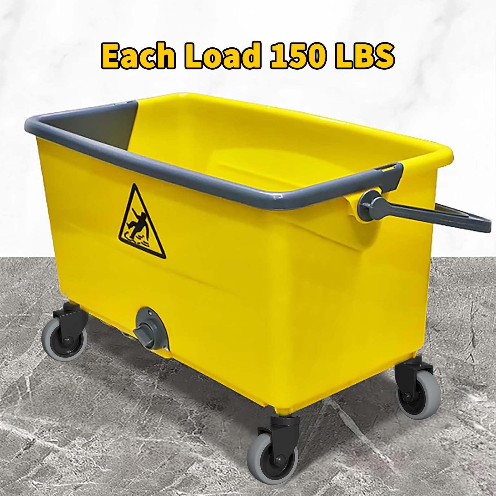Snapklik.com : AAGUT Mop Bucket Replacement Casters 3" Set Of 8 Fits ...