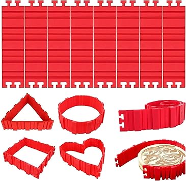 Woohome 8 PCS Silicone Cake Mold, Woohome Cake Pan Snake DIY Baking ...