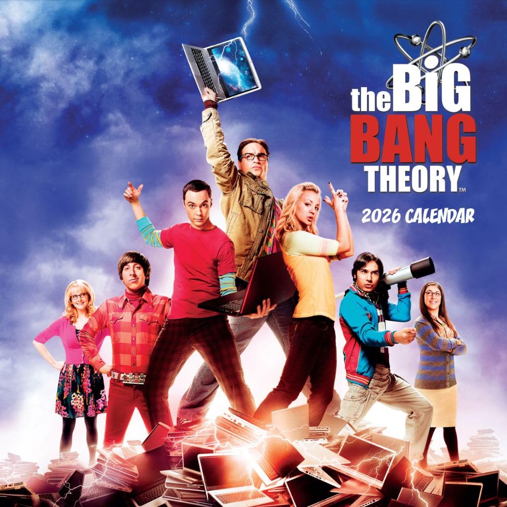2026 CALENDAR THE BIG BANG THEORY MONTH TO VIEW SQUARE WALL CALENDAR ...