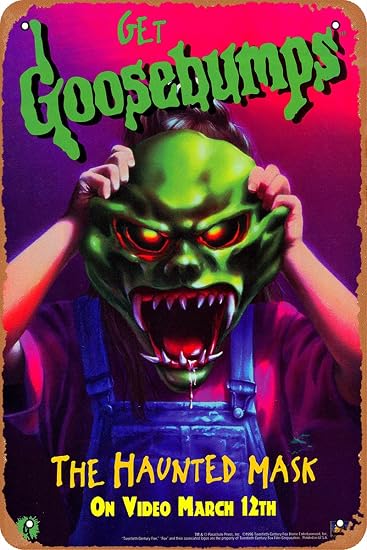 Amazon.com: Goosebumps Horror Movie Poster Vintage Tin Sign Retro Metal ...