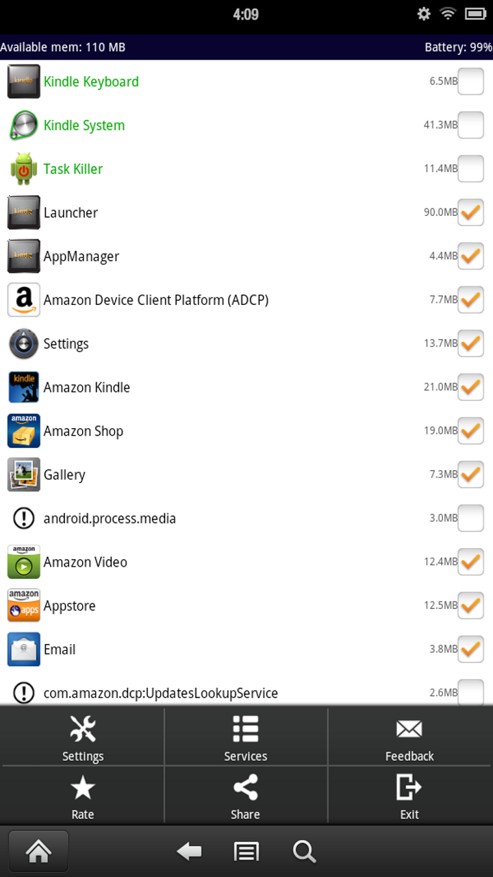 Task Killer (Task Manager) - App on Amazon Appstore