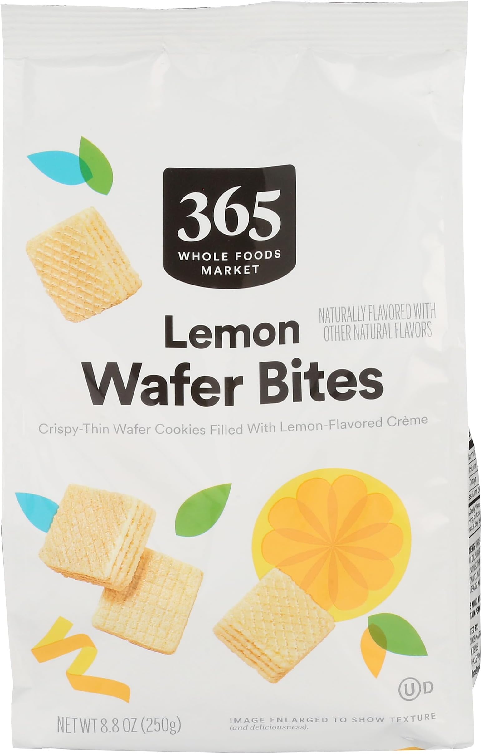 Amazon.com: 365 by Whole Foods Market Lemon Wafer Bites, 8.8 OZ ...