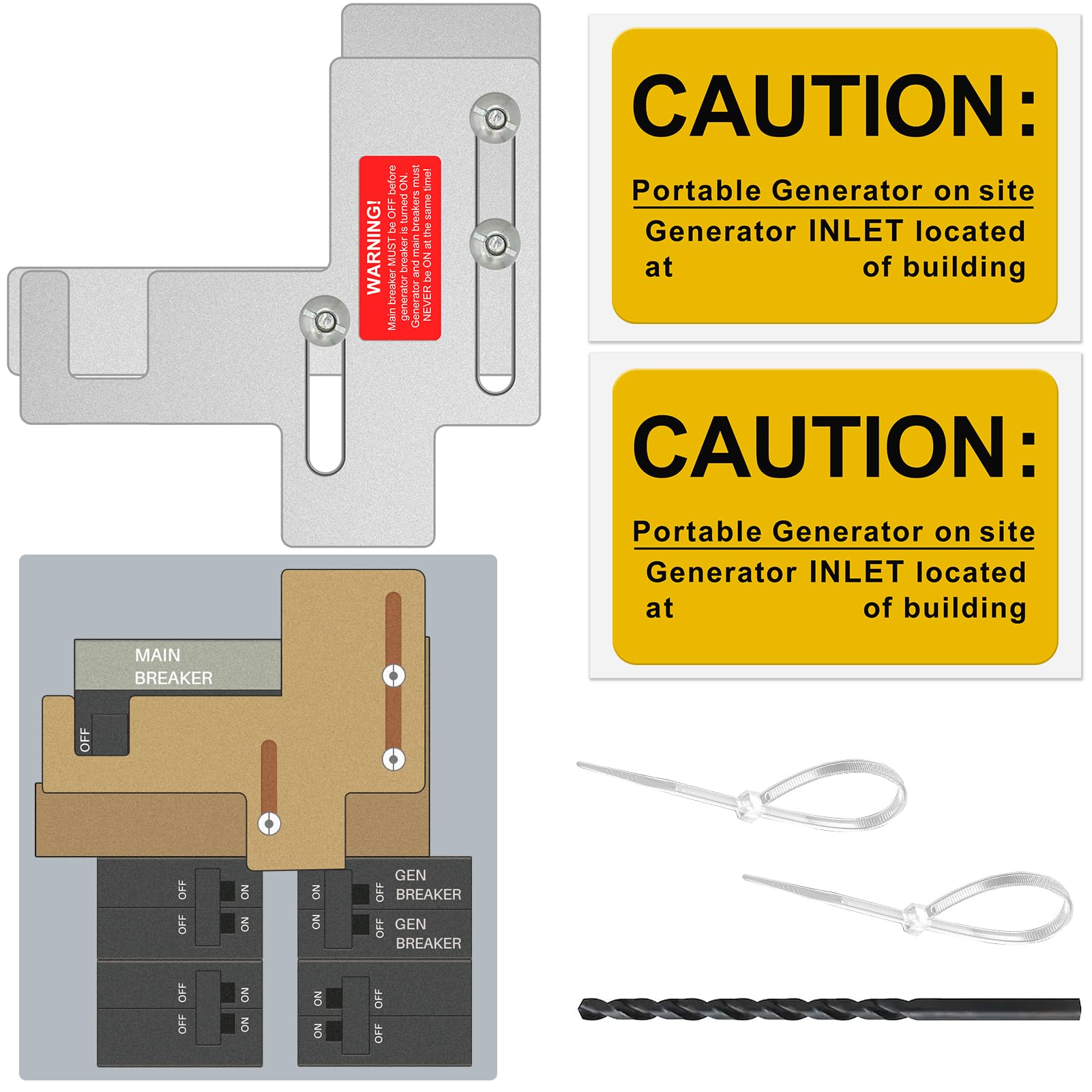 Snapklik.com : Generator Interlock Kit Fit For Murray Or Siemens 150 Or ...
