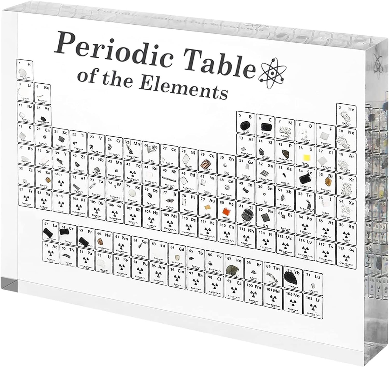 Original Periodic Table with Real Elements Inside, Real Periodic Table ...