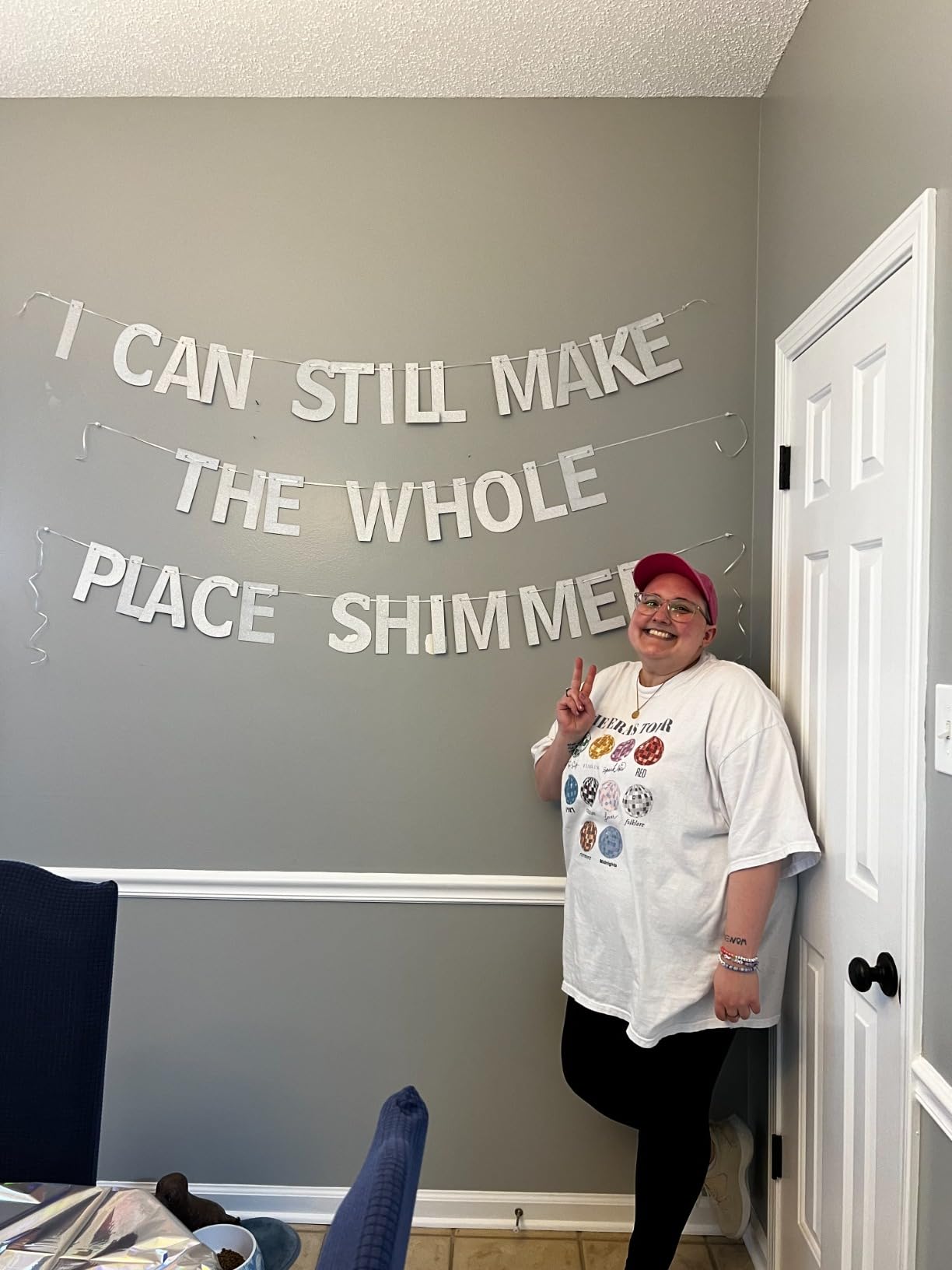 $2/mo - Finance I Can Still Make the Whole Place Shimmer Banner, Silver ...