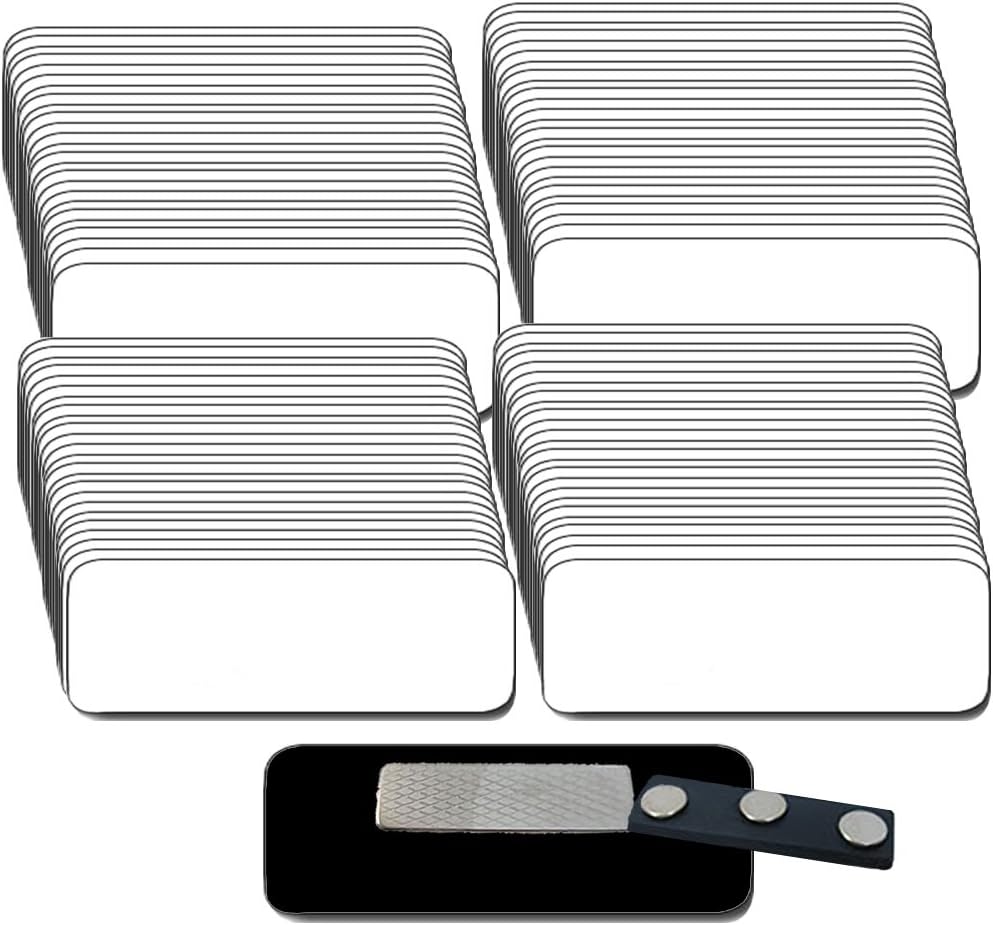 Amazon.com : Magnetic Name Tags/Badges with Super Strong Magnetic ...