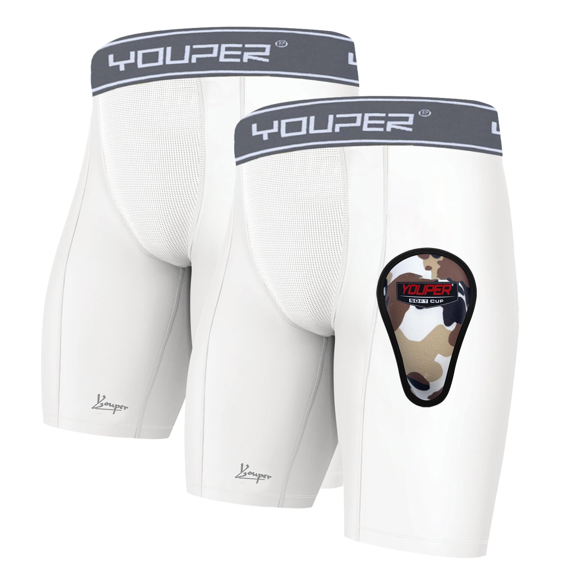 Snapklik.com : Youper Boys Athletic Supporter, Compression Shorts w ...