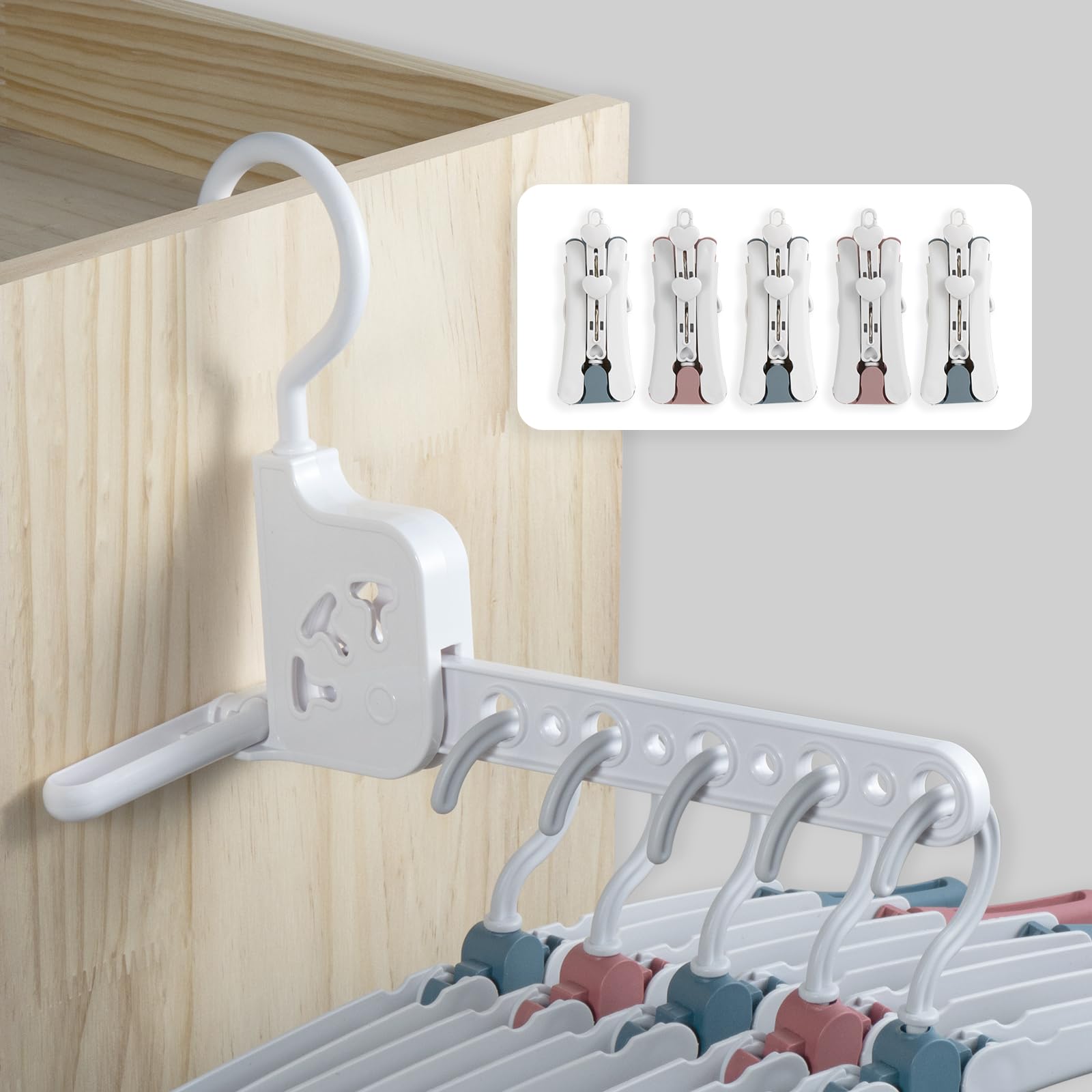 Amazon.com: Travel Folding Drying Rack for Clothes with 5 Travel ...