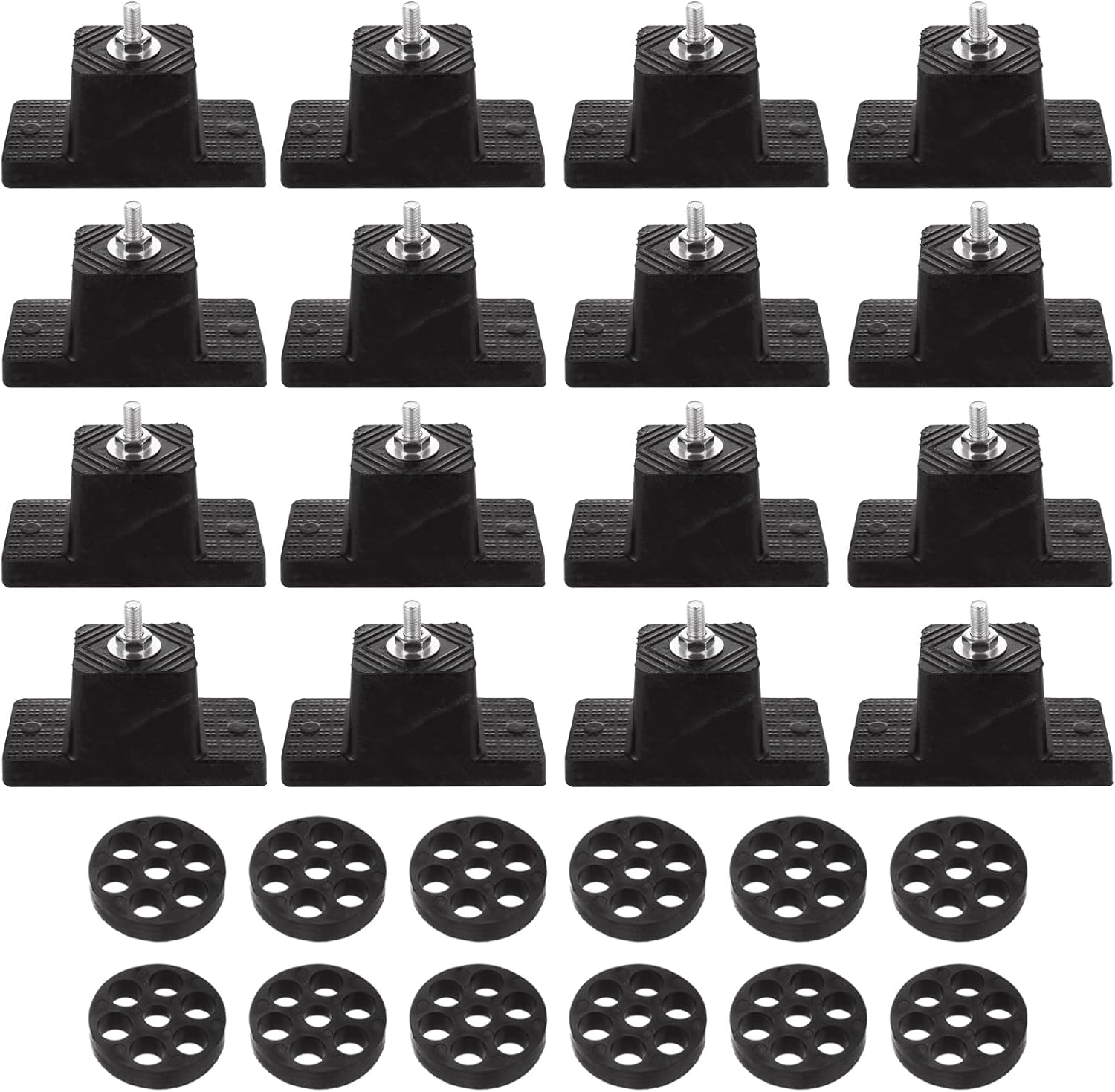 Amazon.com: LOLYSIC 12 Pack Anti Vibration Pads Rubber Conditioner, Air ...