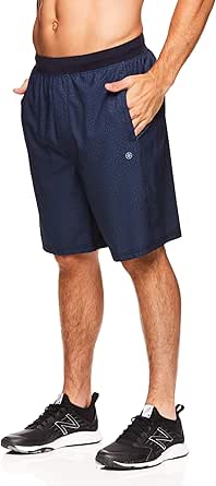 Gaiam Men's Yoga Shorts - Performance Heather Gym & Workout Short w ...