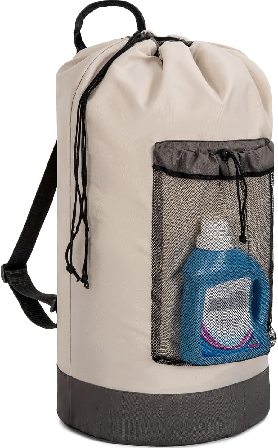 Amazon.com: WELIDAY Laundry Bag Backpack with Shoulder Straps and Mesh ...