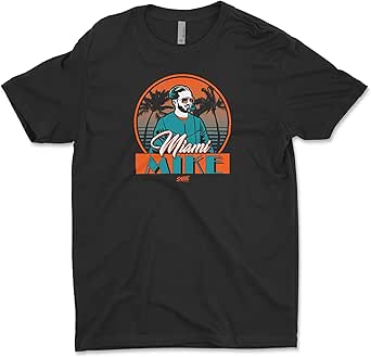 Amazon.com: Smack Apparel Miami Mike T-Shirt for Miami Football Fans ...
