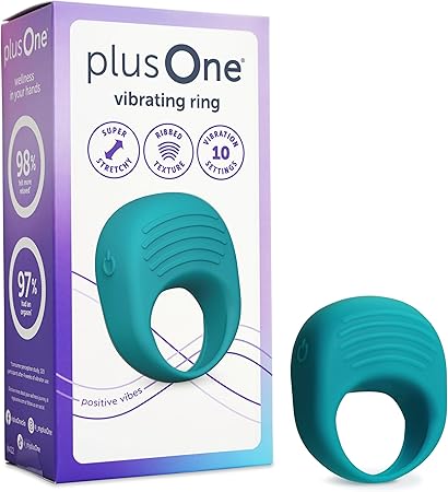 Amazon.com: plusOne Vibrating Ring for Couples or Individuals, Body-Safe Silicone, Waterproof ...