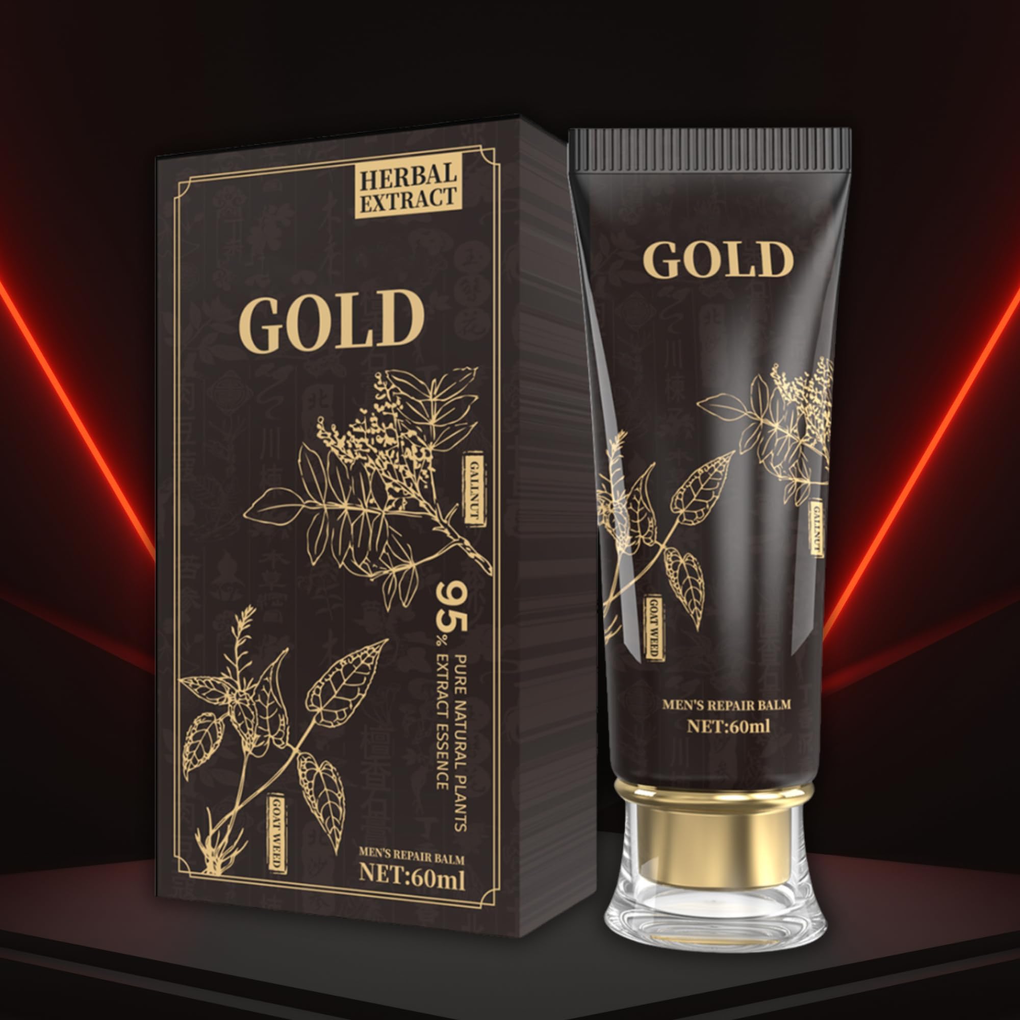 Amazon.com : Med3000 Gel for Men Gold - Stimulating Male Massage Cream ...