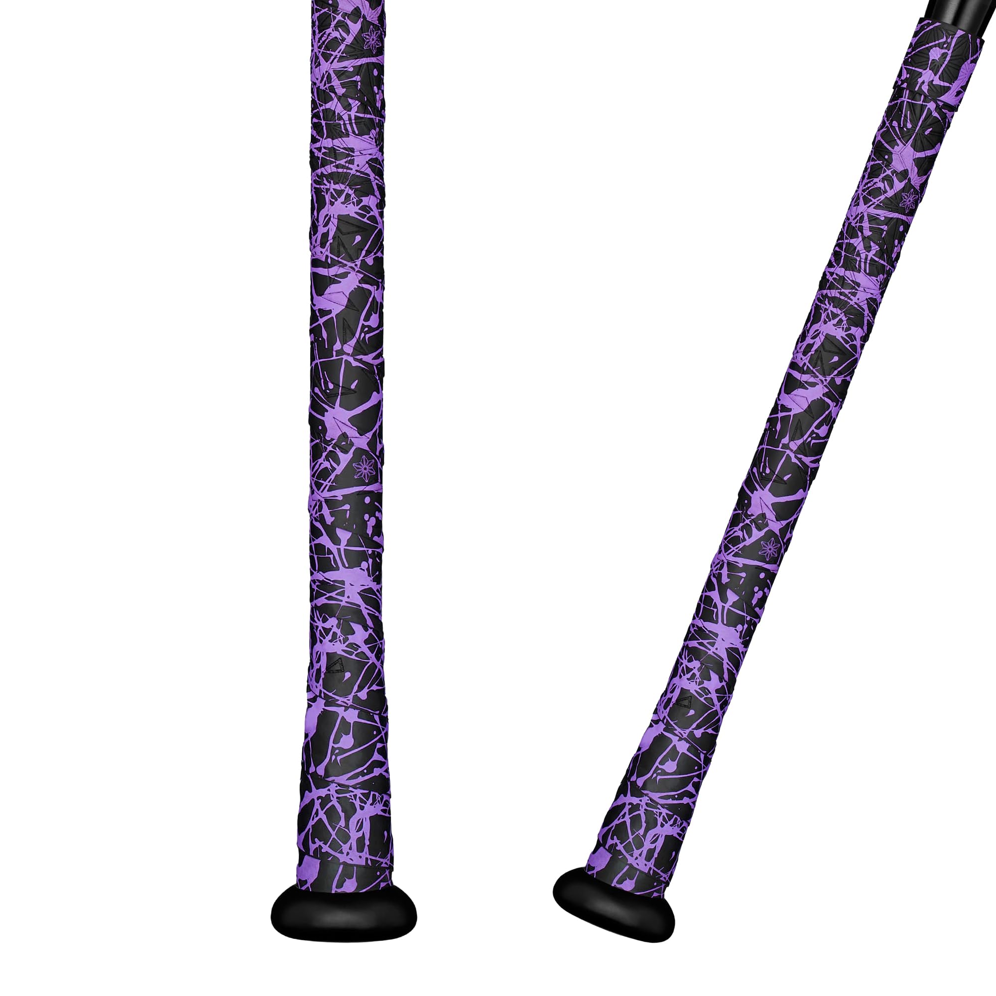 Snapklik.com : SUPACAZ Super Sticky Kush Splat Neon Purple 1.1mm Bat Grip
