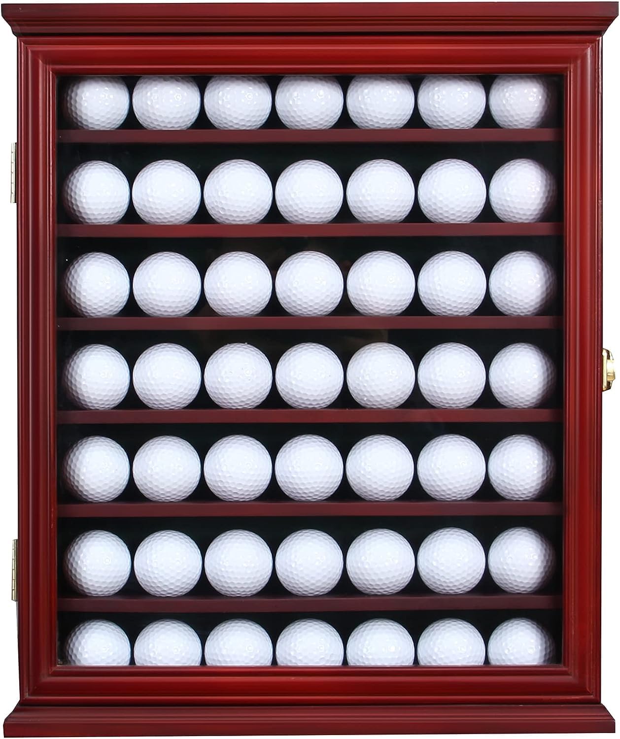 Amazon.com: Exquisite Golf Ball Display Case - Lockable Door & Real ...