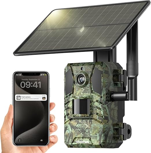Amazon.com: SEHMUA Trail Camera Cellular Trail Cameras 2.7K Live ...