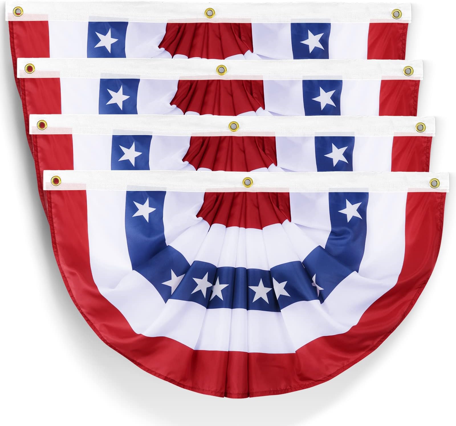 Amazon.com : 2Pcs US Air Force Fan Flag Bunting 3 x 6 Ft,US Military ...