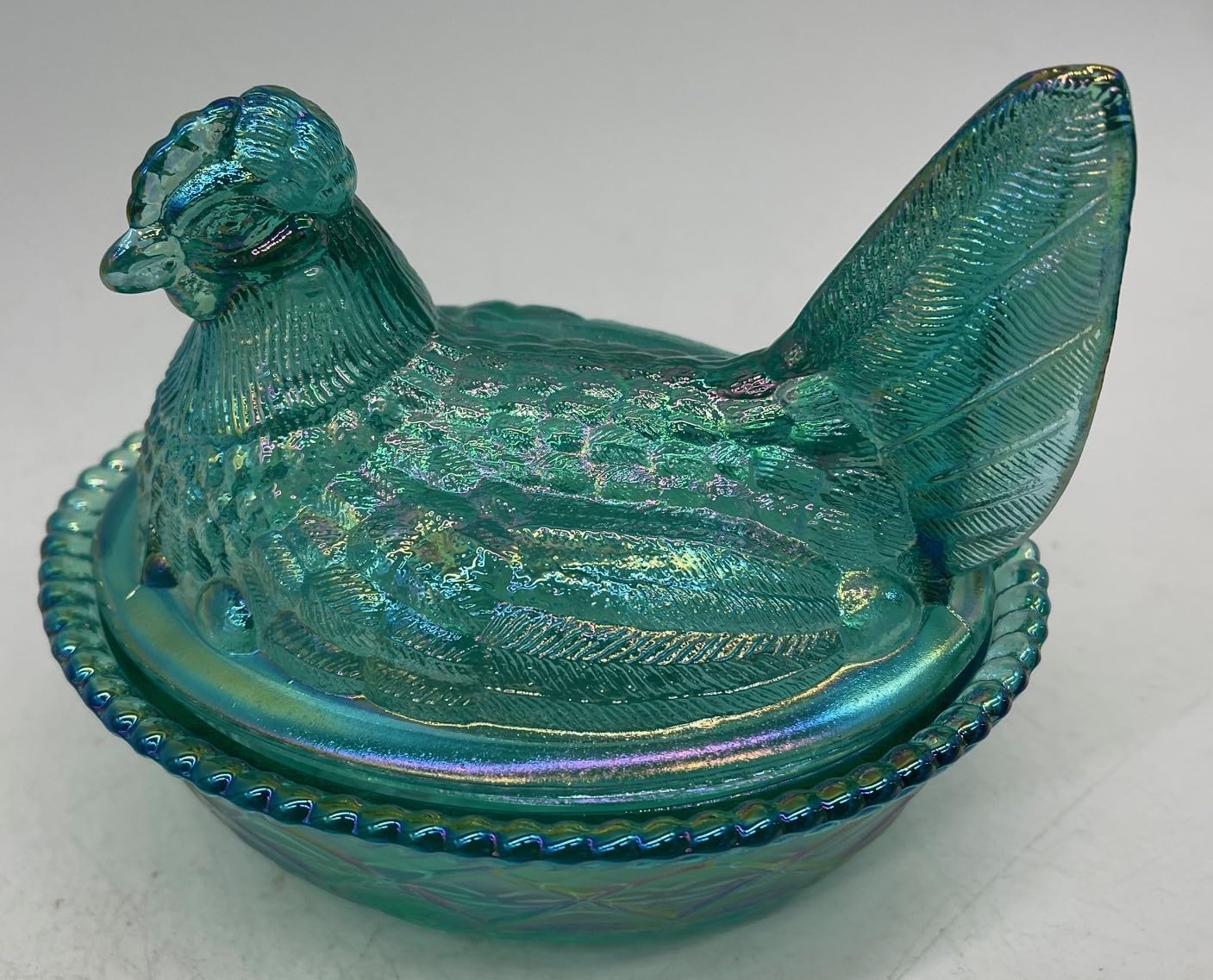 Amazon.com: Covered Chicken Dish - 2 Piece Hen - Westmoreland Glass ...