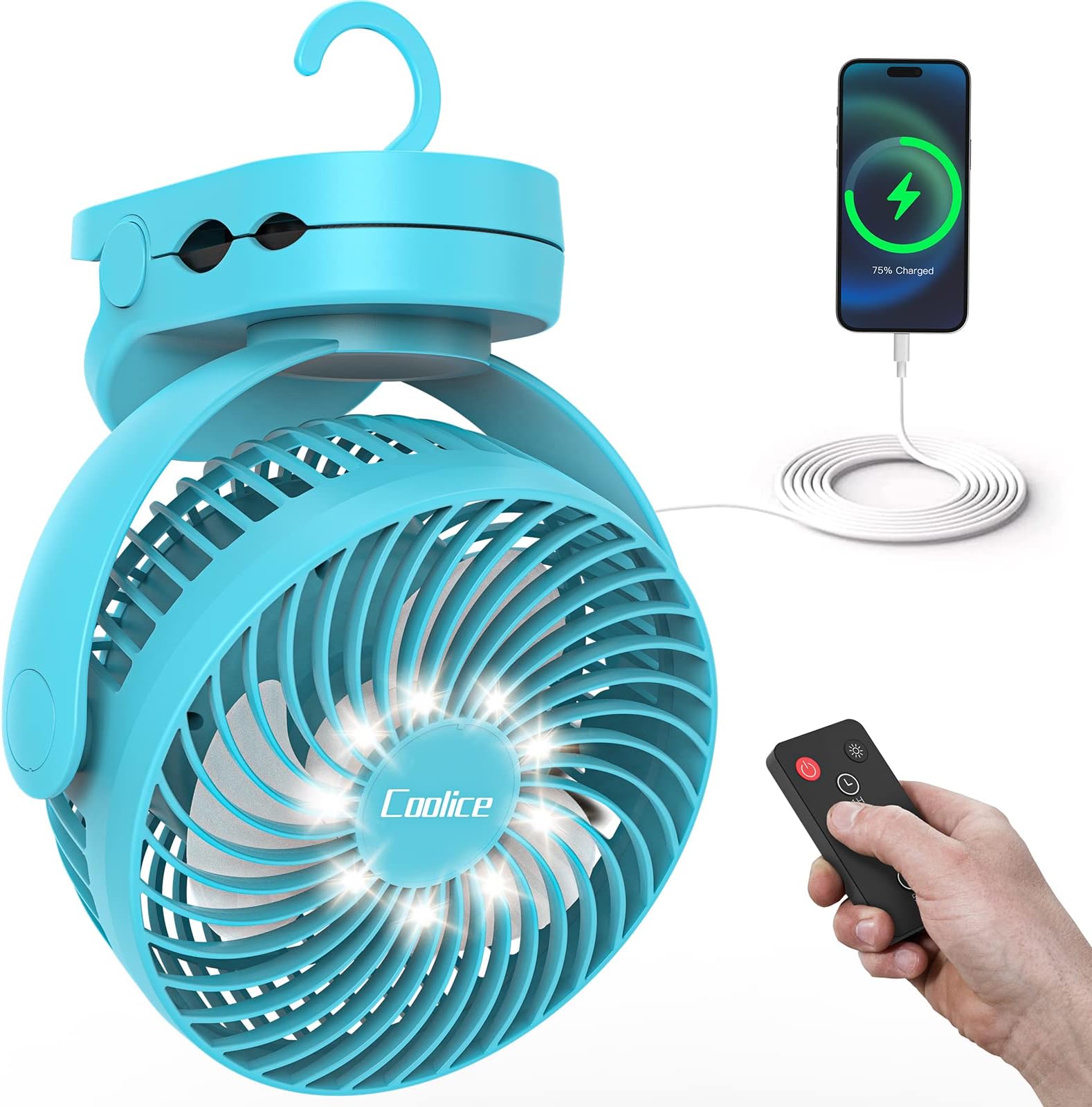 Amazon.com: New Portable Turbo JetFan with Rechargeable Battery ...