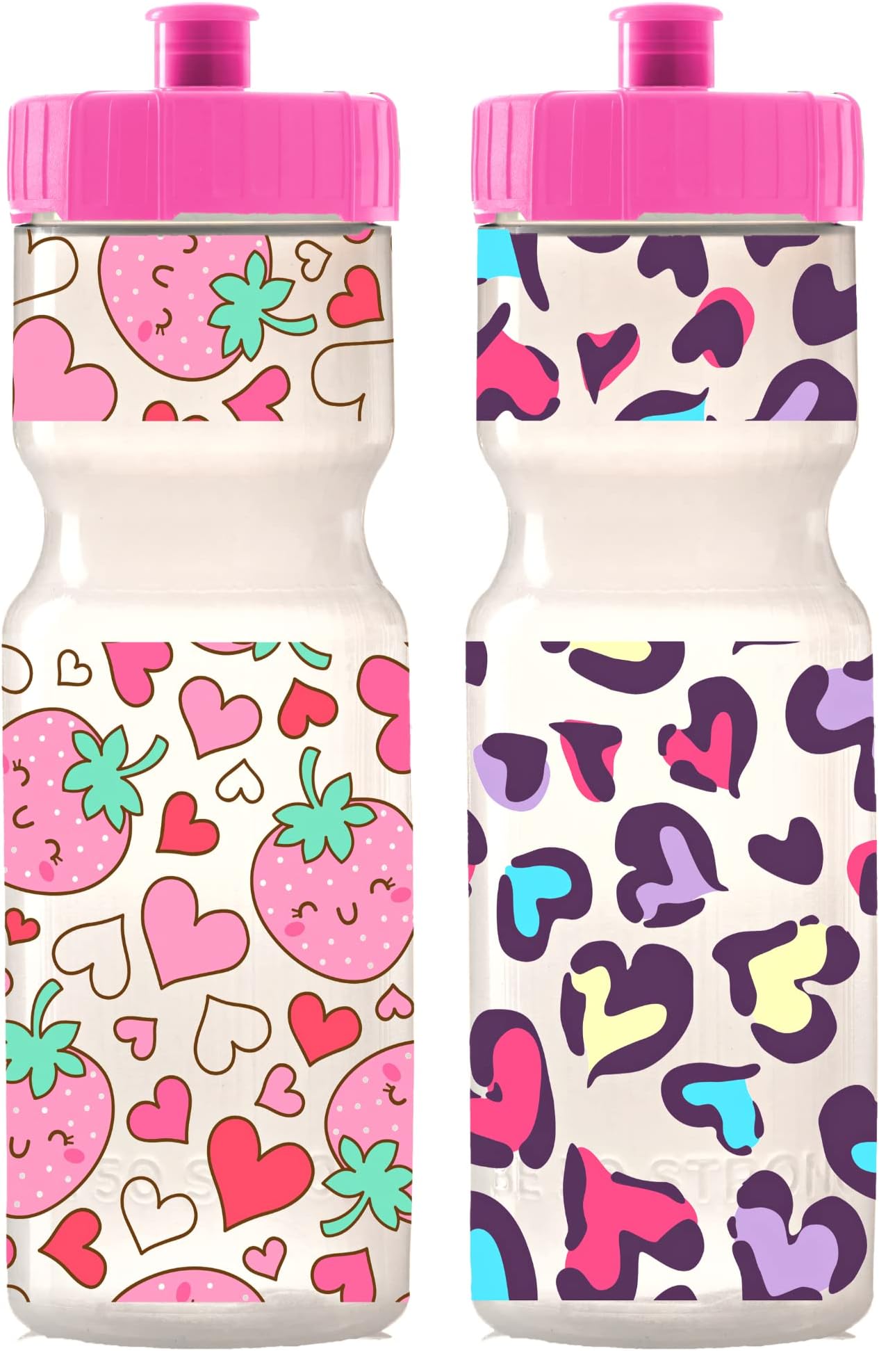 Amazon.com: Hydra Cup Sport [4 Pack] 24oz & 20oz Squeeze Water Bottle ...