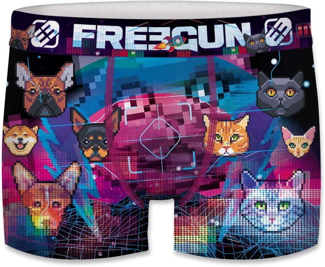 FREEGUN Boxer Homme Anti-Transpirant, Calecon Homme, sans Déformation ...