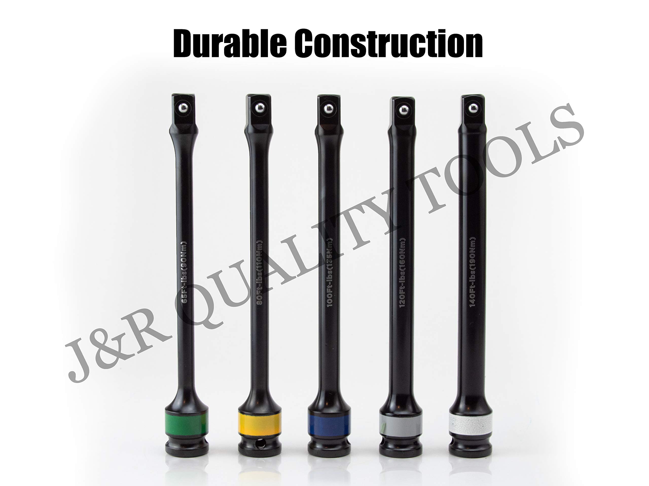 Snapklik.com : 5PC TORQUE EXTENSION BAR TOOL SET 1/2" DR DRIVE TORQ ...